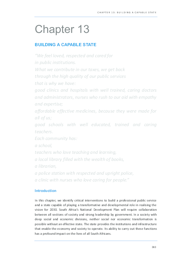 (PDF) BUILDING A CAPABLE STATE