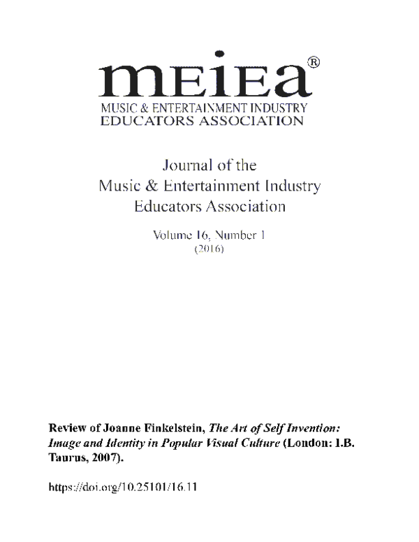 (PDF) The Art of Self Invention: Image and Identity in Popular Visual ...
