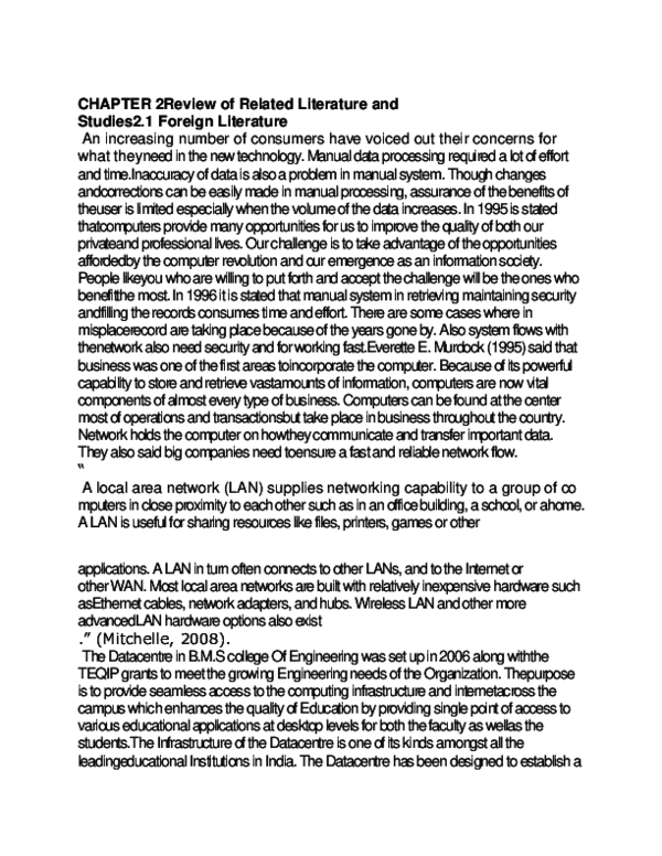 (DOC) CHAPTER 2Review of Related Literature and Studies