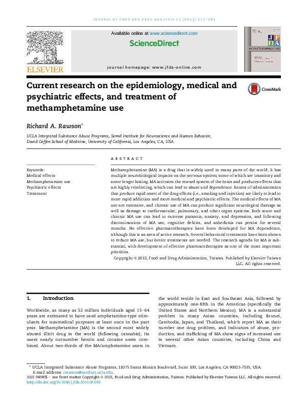 (PDF) Current research on the epidemiology, medical and psychiatric ...