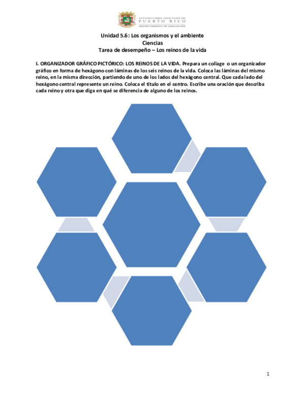(PDF) Unidad 5.6: Los organismos y el ambiente Ciencias Tarea de ...
