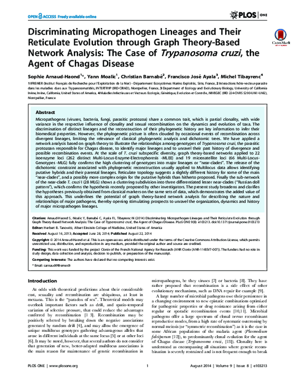 (PDF) Discriminating Micropathogen Lineages and Their Reticulate ...