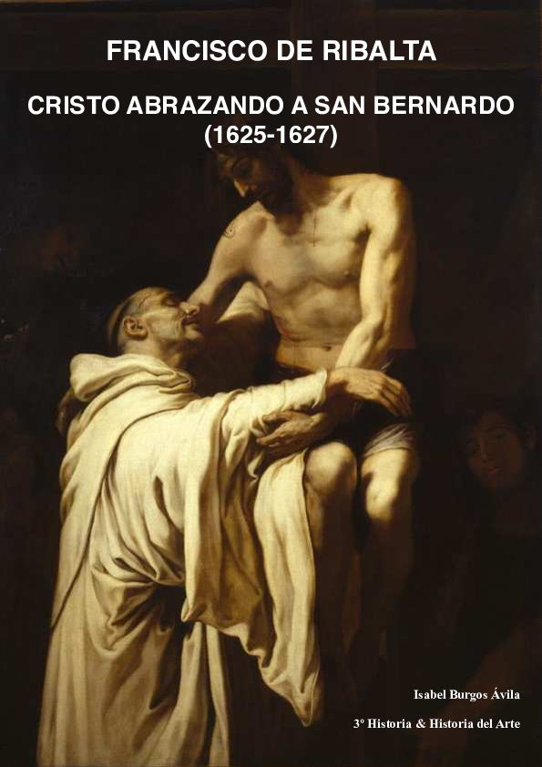 (PDF) Francisco de Ribalta. Cristo abrazando a San Bernardo (1625-1627).