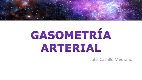 (PPT) Gases arteriales