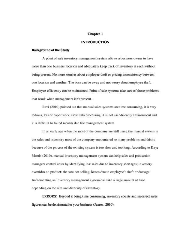 (PDF) INTRODUCTION Background of the Study