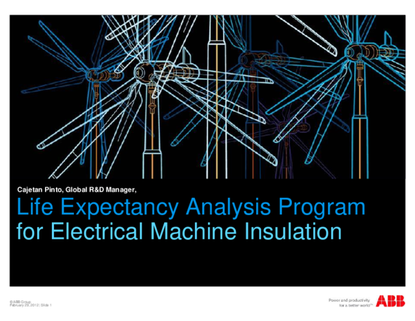 (PDF) Life Expectancy Analysis Program for Electrical Machine Insulation