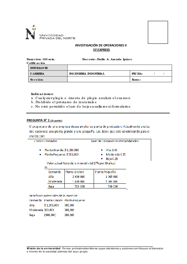 (PDF) UPN INVOPE II EF EXPRESS No 4 PROPUESTO | Luis Jara - Academia.edu