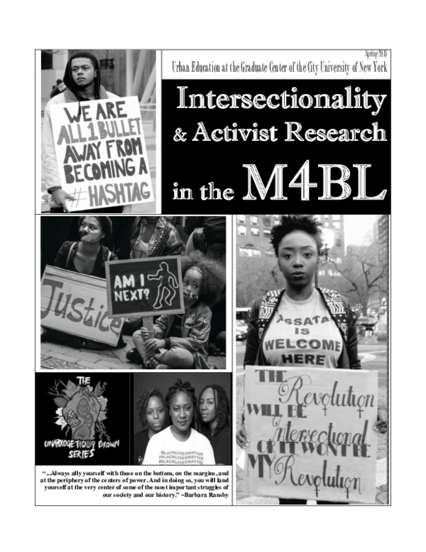 (PDF) Intersectionality and Activist Research in the Movement for Black ...