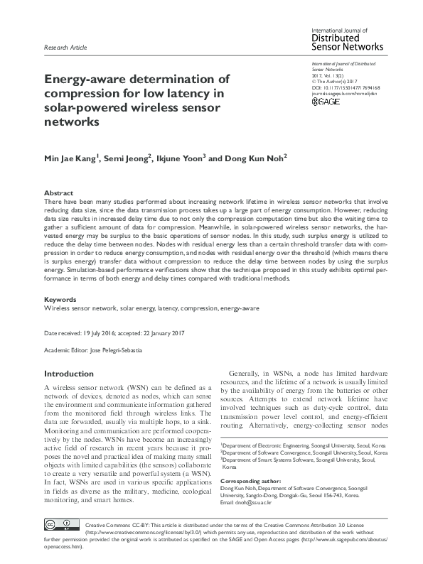 (PDF) Energy-aware determination of compression for low latency in ...