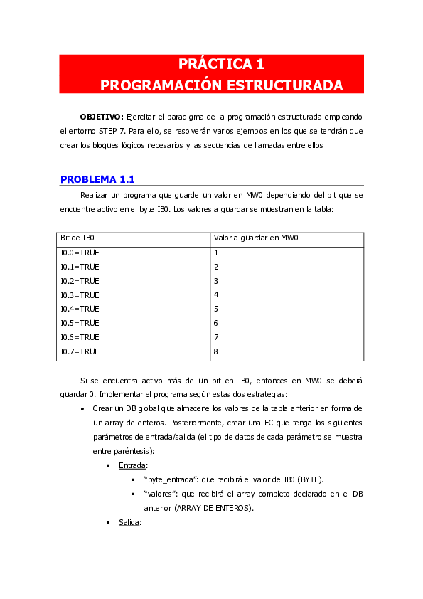 (PDF) PRÁCTICA 1 PROGRAMACIÓN ESTRUCTURADA