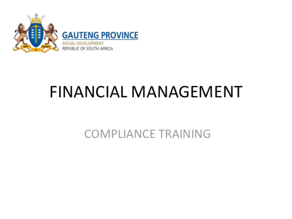 (PPT) BASIC FINANCIAL MANAGEMENT TRAINING