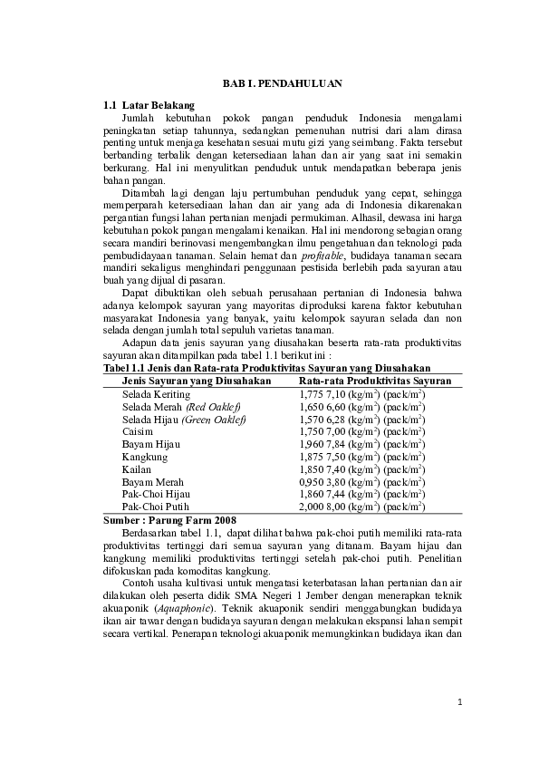 (DOC) BAB I. PENDAHULUAN