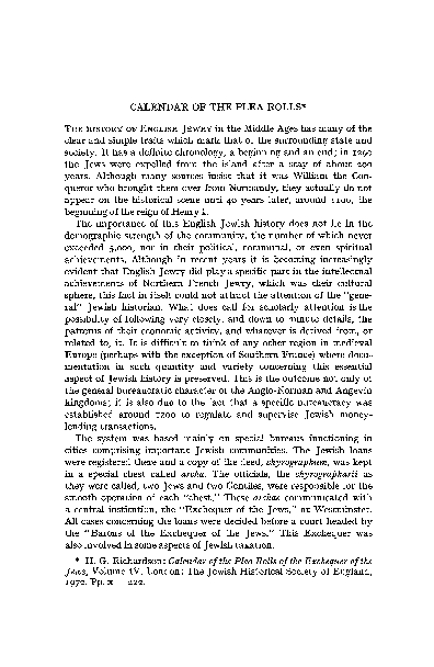 (PDF) Joseph Shatzmiller, “Calendar of the Plea Rolls: Review of Henry ...