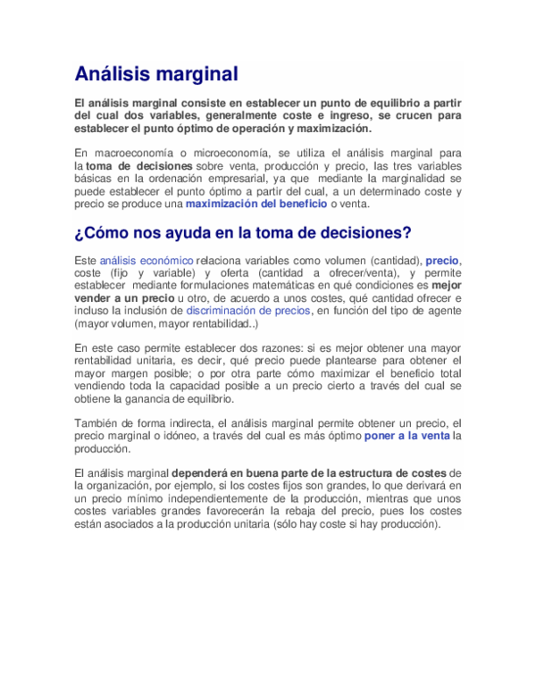 (DOC) Análisis marginal