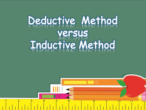 (PPT) Teaching - Inductive Compared to Deduction Methodology
