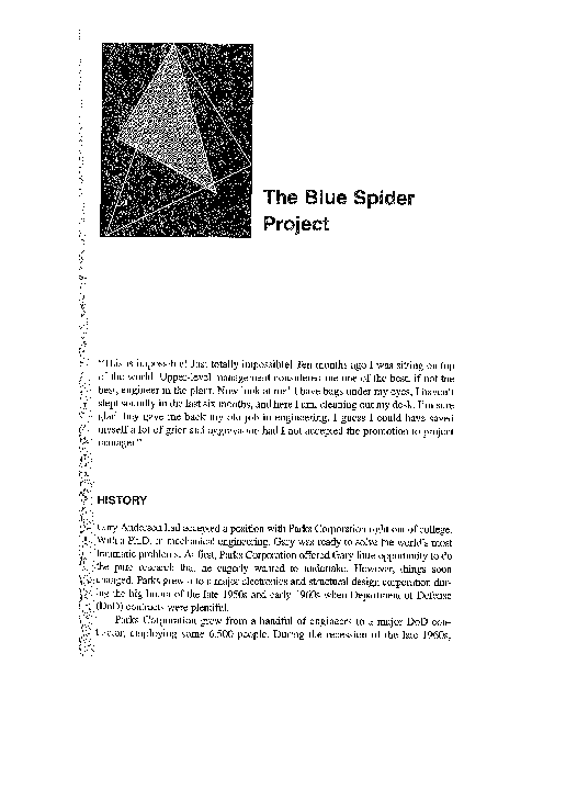 (PDF) Blue spider project | Eve YU - Academia.edu