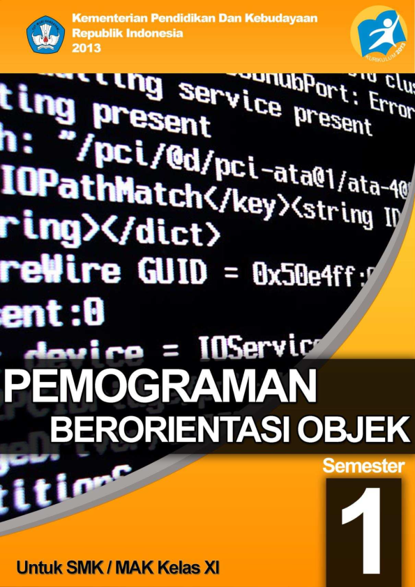 (PDF) Pemrograman Berbasis Objek Teori