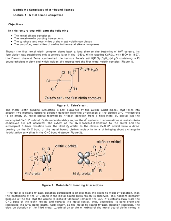 (PDF) Alkene complex