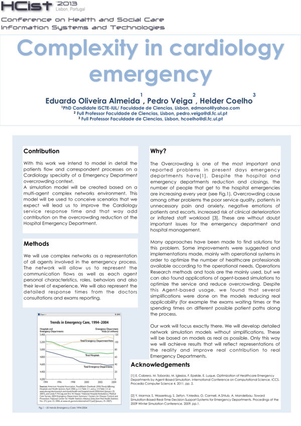 (PDF) Complexity in cardiology emergency