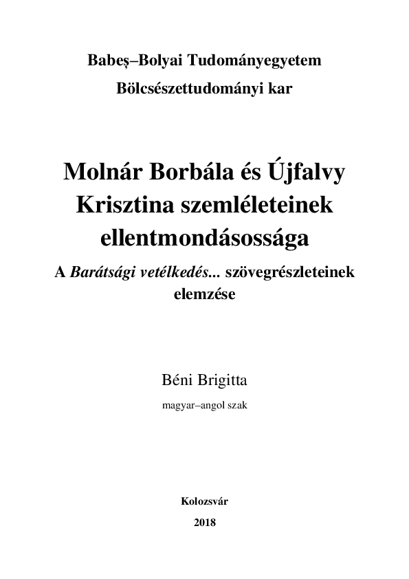(DOC) Molnár Borbála és Újfalvy Krisztina szemléleteinek ...