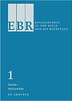 (PDF) Eric Ziolkowski, co-editor, Encyclopedia of the Bible and Its ...