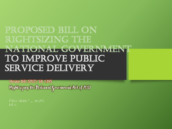(PDF) TO IMPROVE PUBLIC SERVICE DELIVERY