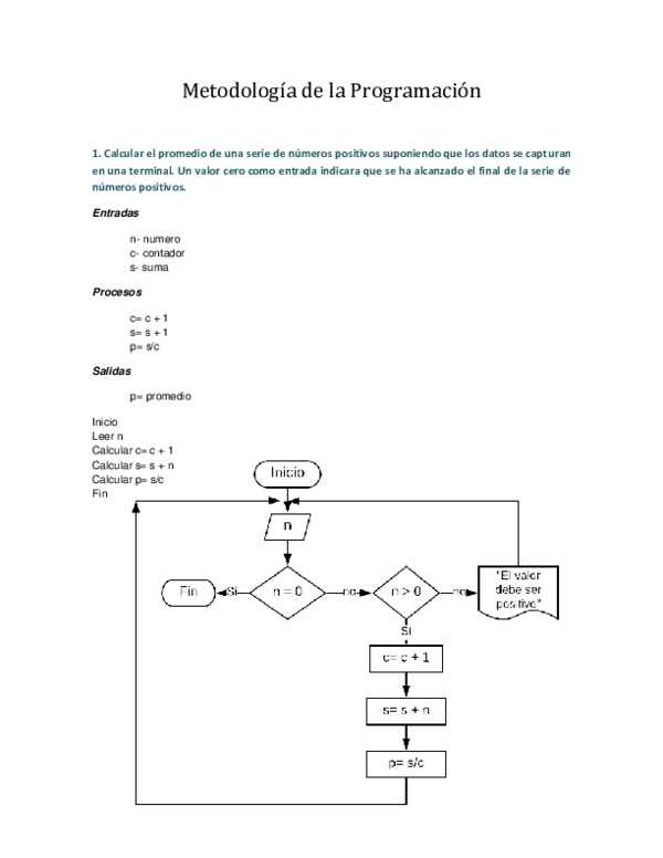 (PDF) Metodología de la Programación