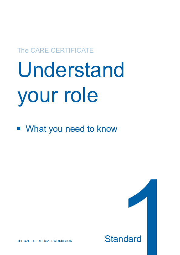 (PDF) THE CARE CERTIFICATE WORKBOOK
