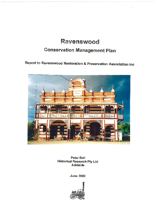 (PDF) Ravenswood Conservation Management Plan