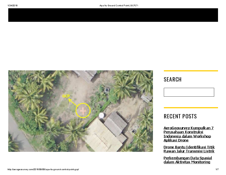 (PDF) Apa Itu Ground Control Point GCP