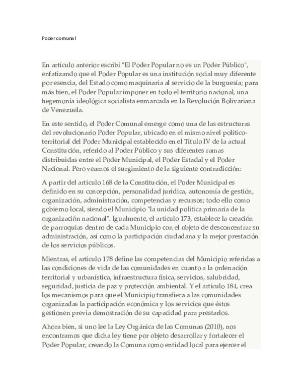 (DOC) Poder comunal