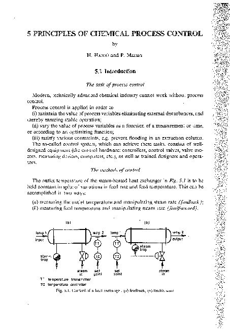 (PDF) Principles of Process Control