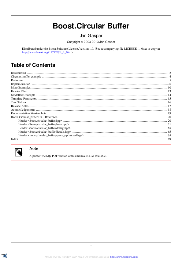 (PDF) Boost.Circular Buffer
