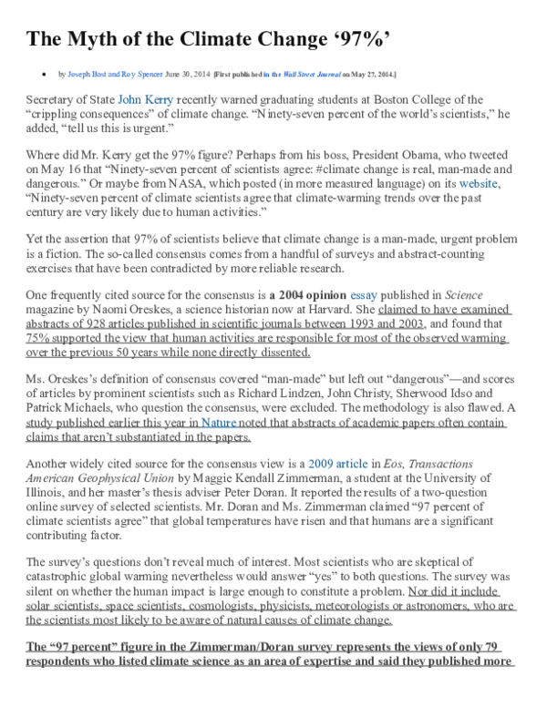 (DOC) The Myth of the Climate Change