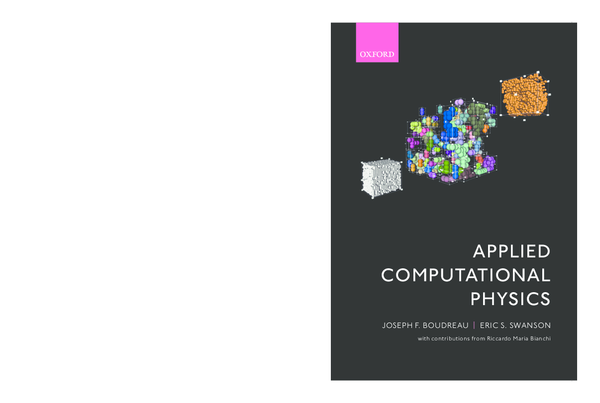 (PDF) Applied Computational Physics (Oxford, 2017)