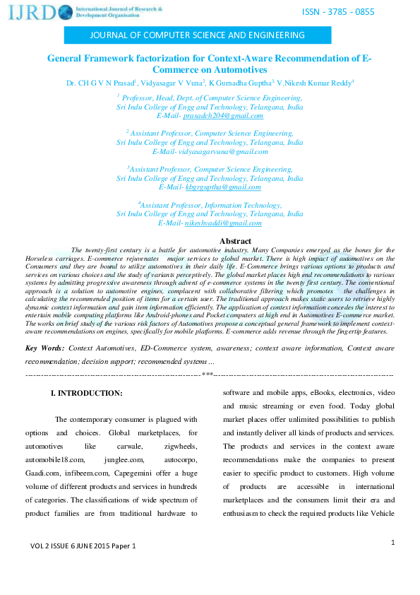 Pdf General Framework Factorization For Context Aware Recommendation