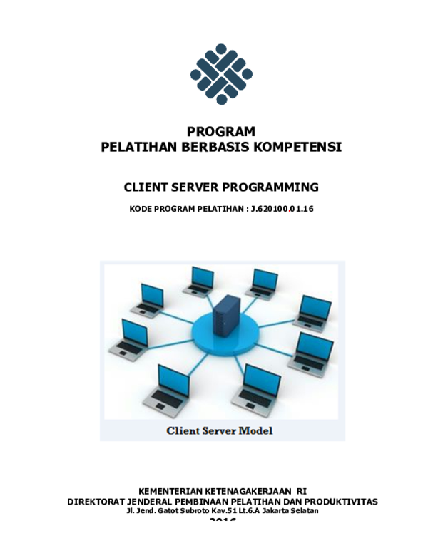 (PDF) PROGRAM PELATIHAN BERBASIS KOMPETENSI CLIENT SERVER PROGRAMMING