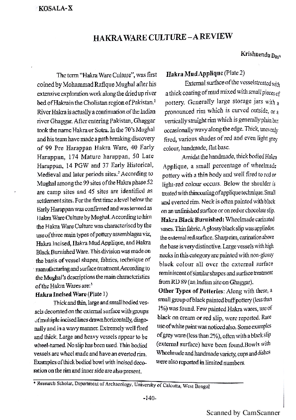 (PDF) Hakra Ware Culture - A Review