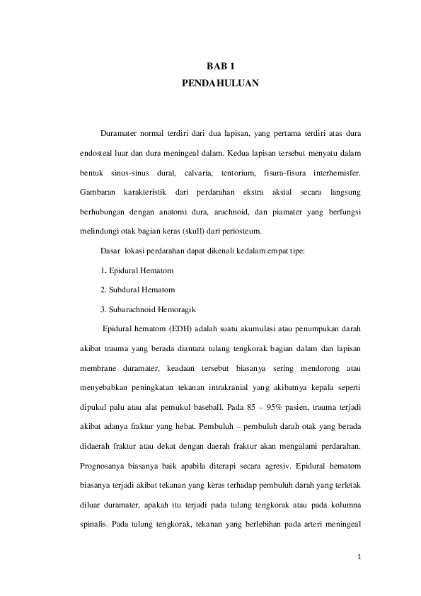 (DOC) Referat EDH SDH SAH Radiologi