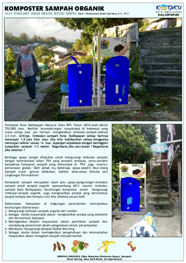 (PDF) DESAIN SEDERHANA KOMPOSTER SAMPAH ORGANIK