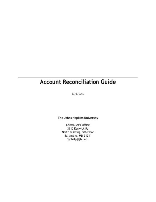 (PDF) Account Reconciliation Guide
