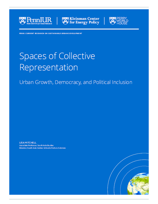 (PDF) Spaces of Collective Representation: Urban Growth, Democracy, and ...