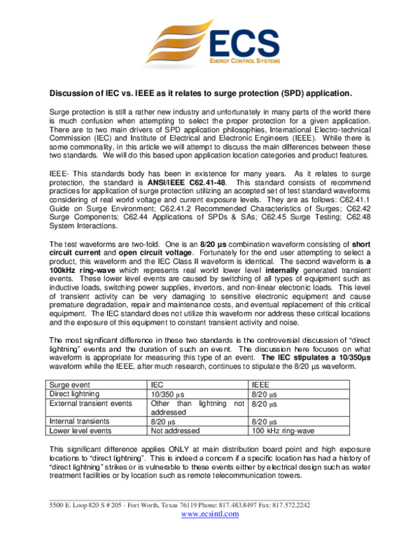 (PDF) IEC vs IEEE Document 2017