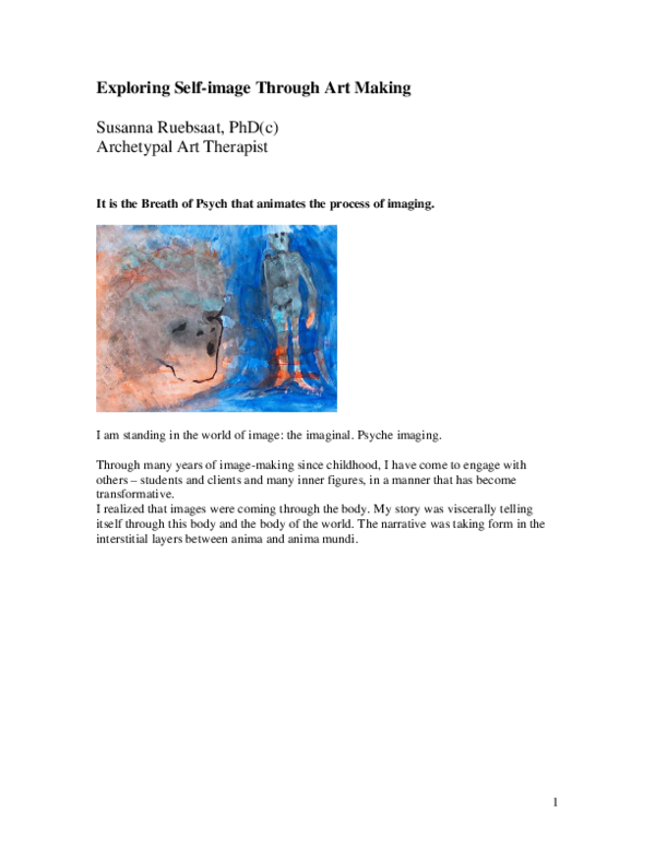 (PDF) Exploring Self-image Through Art Making