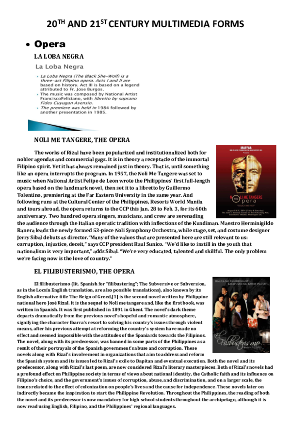 (DOC) TH AND 21ST CENTURY MULTIMEDIA FORMS