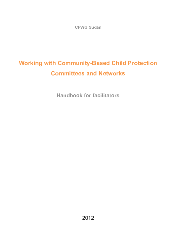 (PDF) Working with Community-Based Child Protection Committees and ...