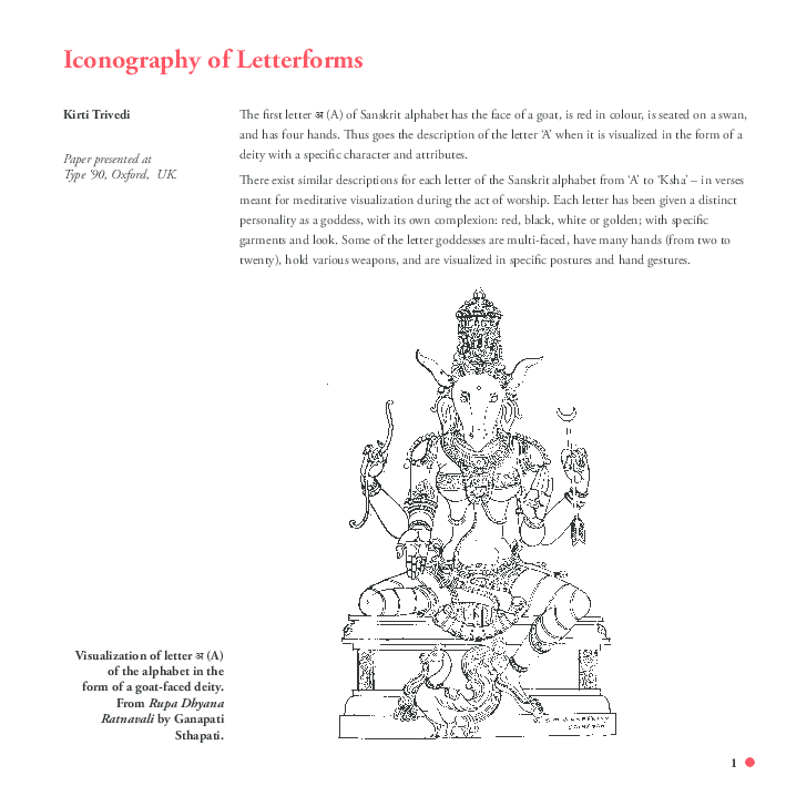(PDF) Iconography of Letterforms