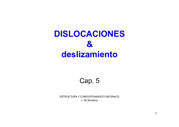 (PDF) DISLOCACIONES & deslizamiento Cap. 5