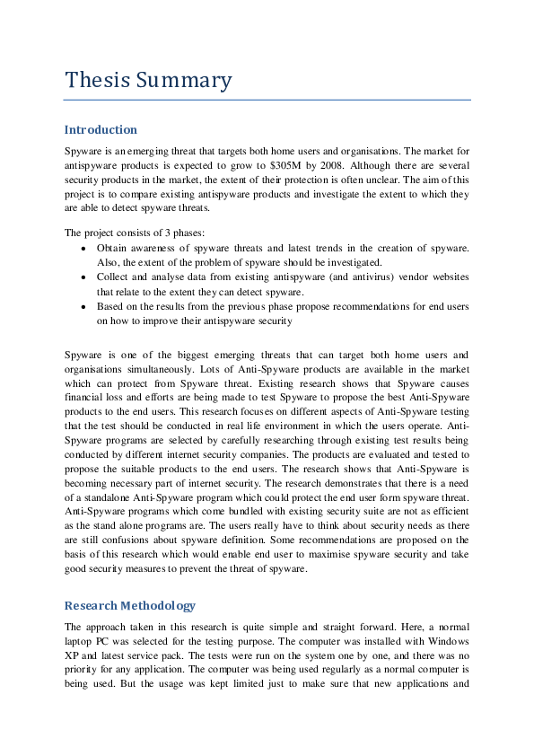 (PDF) Thesis Summary | Muhammad Saqib - Academia.edu