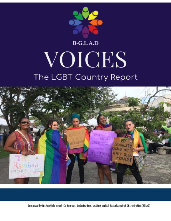 (PDF) VOICES - Barbados LGBT Country Report